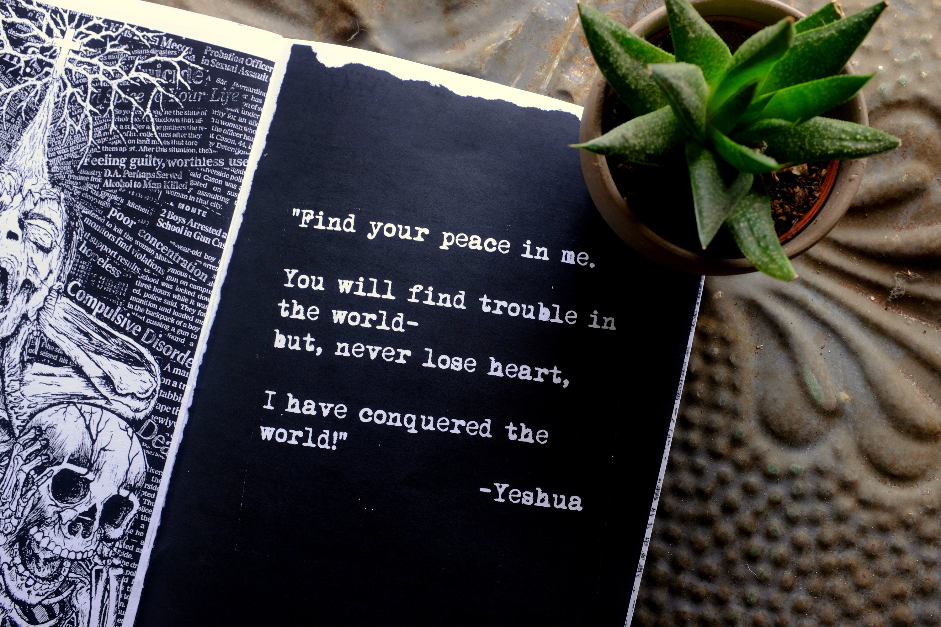 Grounded 2 Zine // Christian Punk Zine // Ayuda a sobrellevar - Etsy España