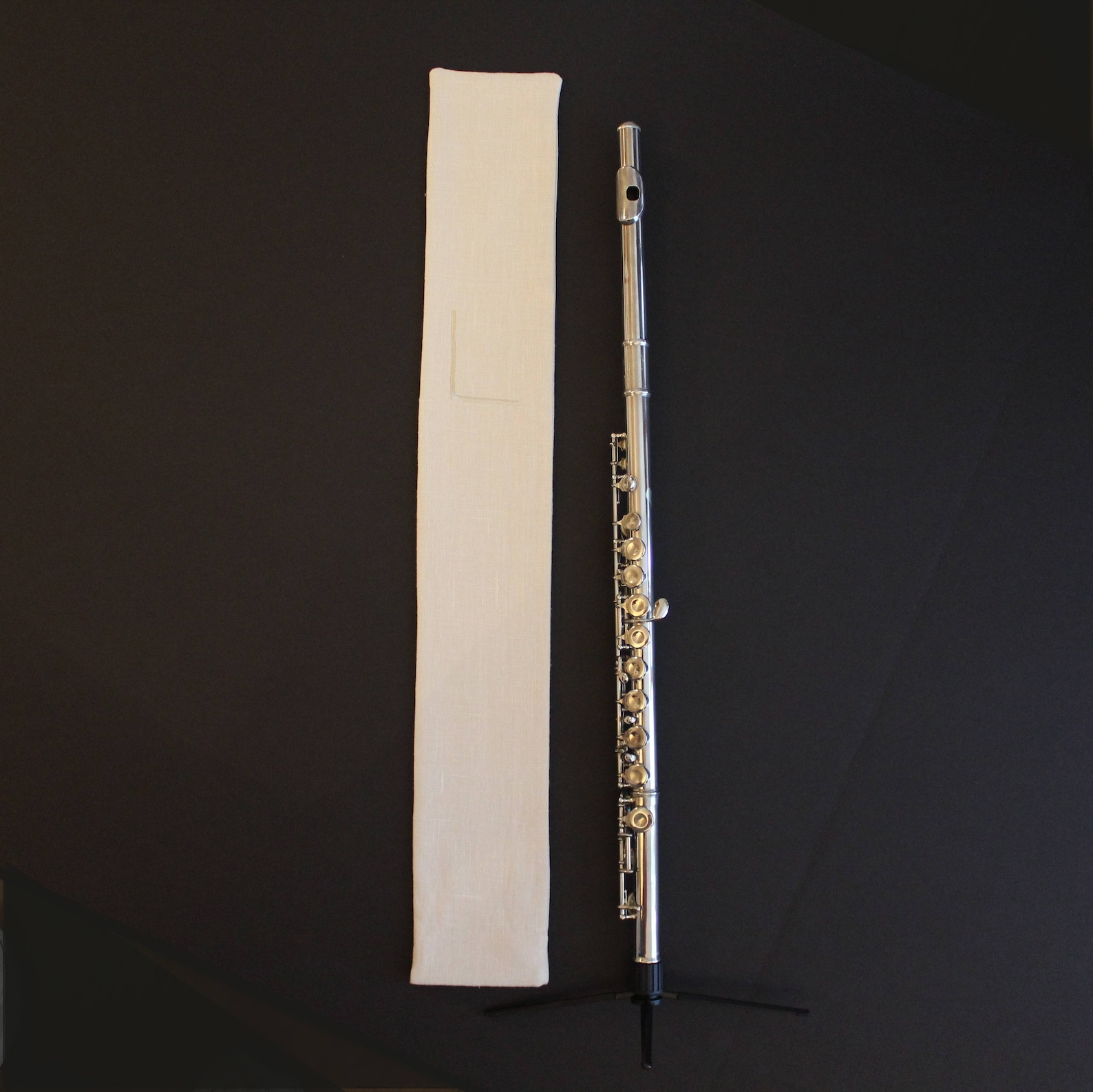 Linen Flute Bag Flute Cover Lined W/ Anti Tarnish Fabric | Etsy