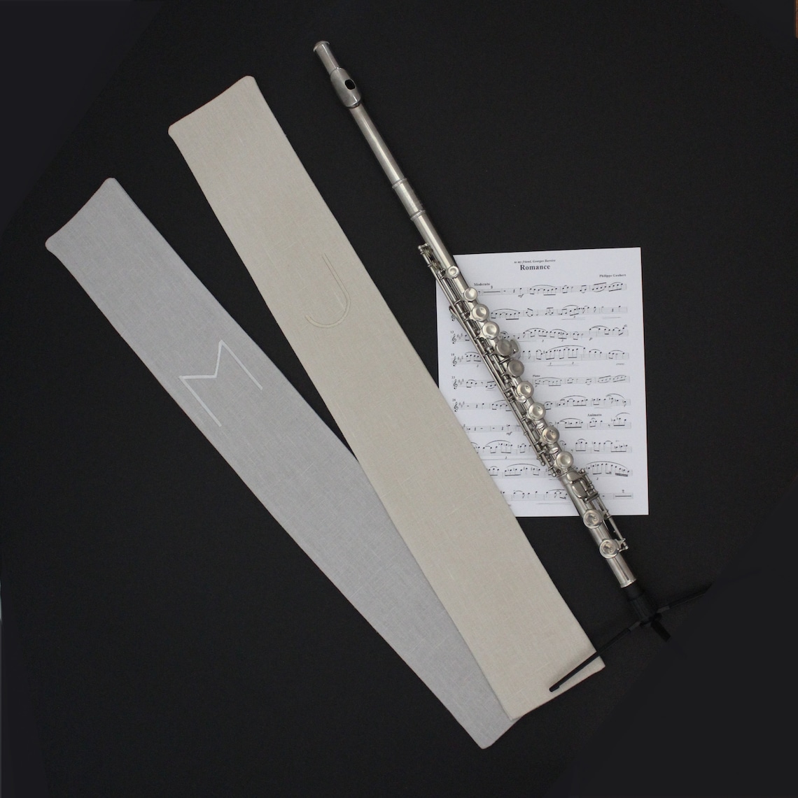 Linen Flute Bag Flute Cover Lined W/ Anti Tarnish Fabric - Etsy