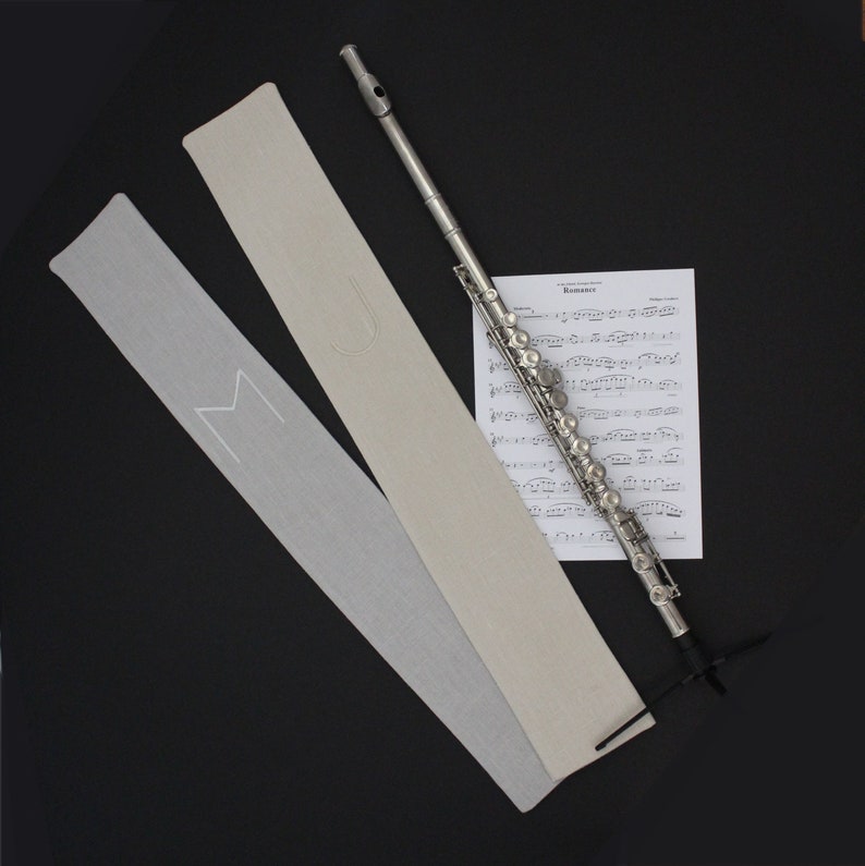 Linen Flute Bag Flute Cover Lined W/ Anti Tarnish Fabric - Etsy