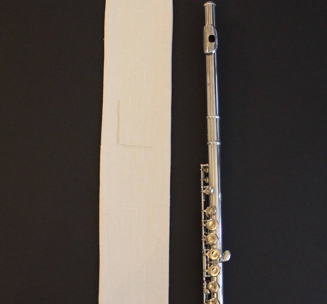 Linen Flute Bag Flute Cover Lined W/ Anti Tarnish Fabric | Etsy