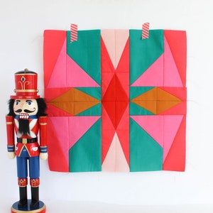 Refracted Star Quilt Block Pattern: Modern HRT Design (PDF) - Etsy