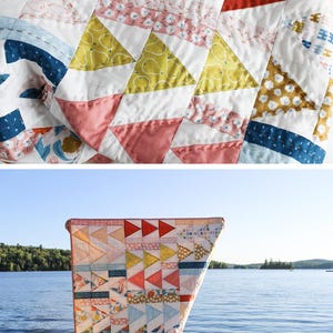 Flight Plan Quilt Pattern: Modern Triangle Design (PDF) - Etsy