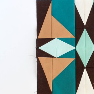 Refracted Star Quilt Block Pattern: Modern HRT Design (PDF) - Etsy