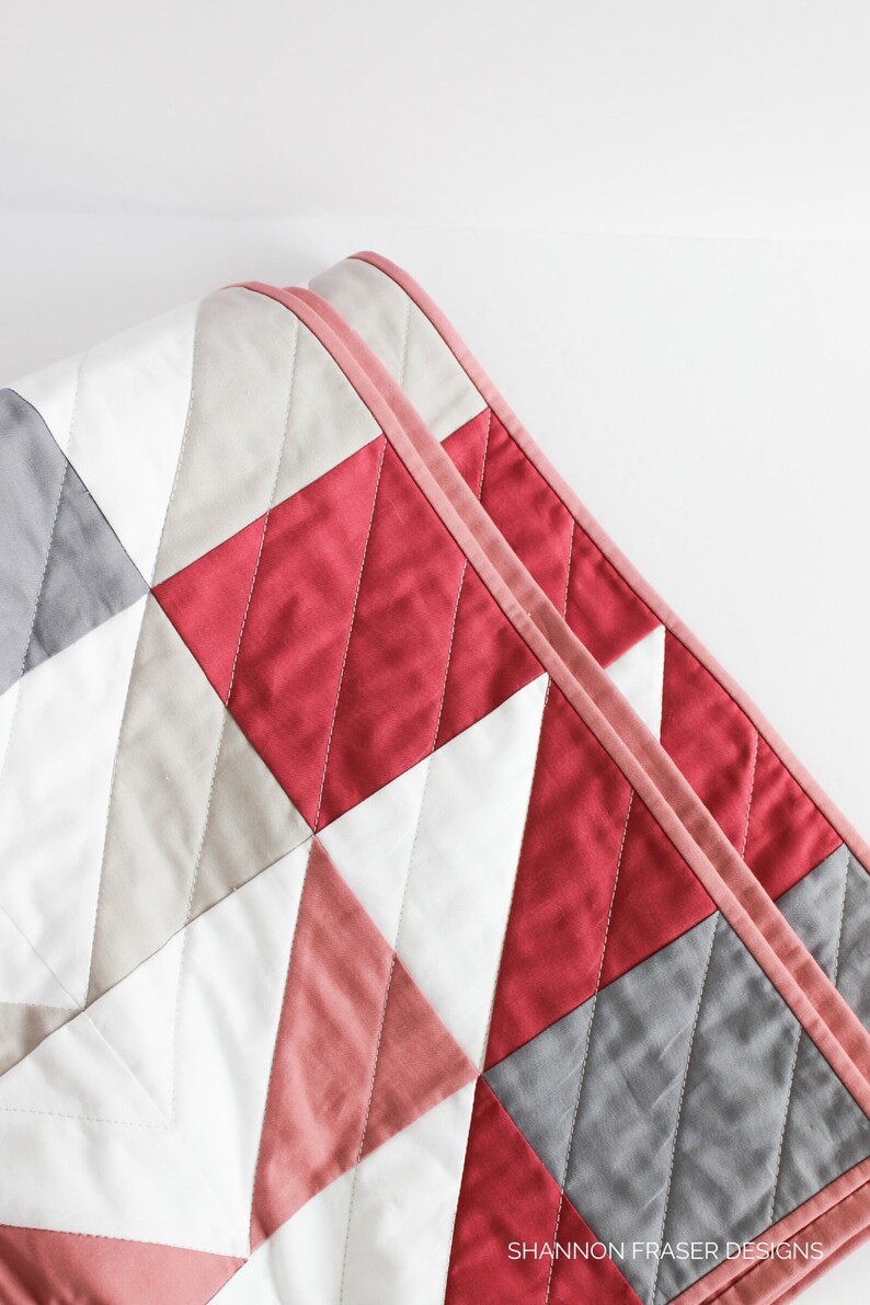 Modern Aztec Quilt Pattern Beginners Quilt Pattern Modern | Etsy