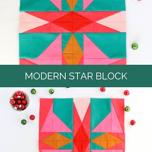 Refracted Star Quilt Block Pattern | Half Rectangle Triangles (HRT ...