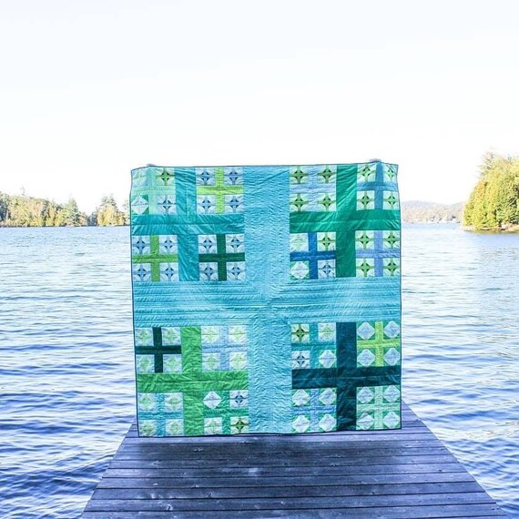 Plus Infinity Quilt Pattern Beginners Quilt Pattern Modern | Etsy