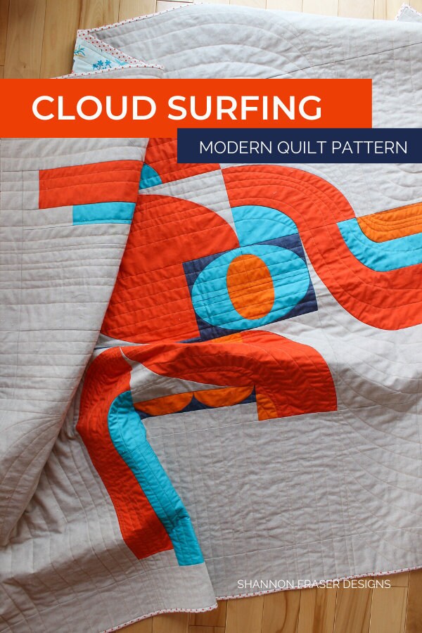 Cloud Surfing | Modern Curves Quilt Pattern - Etsy
