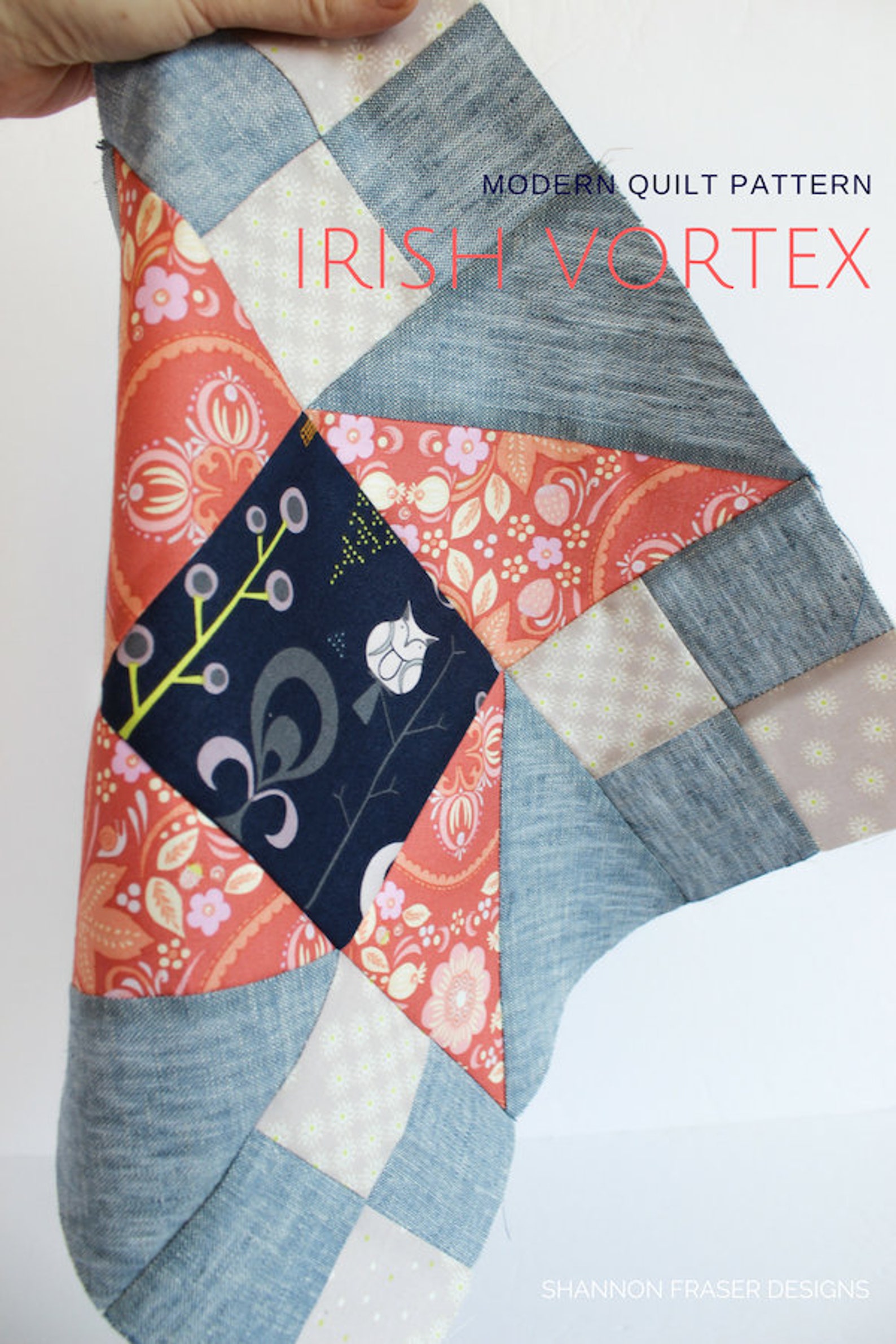 Irish Vortex Quilt Pattern Beginners Quilt Pattern Modern | Etsy