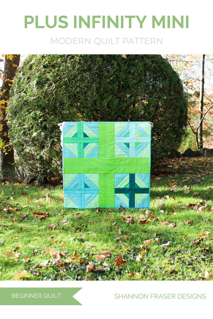 Plus Infinity Mini Quilt Pattern | Baby Quilt | Wall Hanging ...