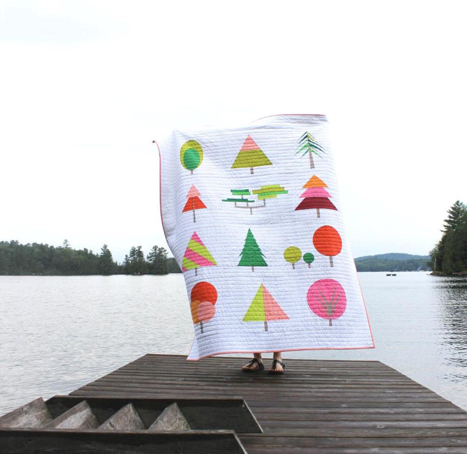 Little Forest Quilt Pattern: Modern Skill Builder (PDF Download) - Etsy