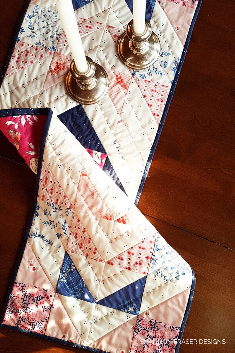 Modern Aztec Table Runner Pattern | DIY Home Décor | Modern Quilt ...