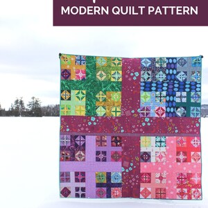 Plus Infinity Quilt Pattern | Beginners Quilt Pattern | Modern Quilting ...