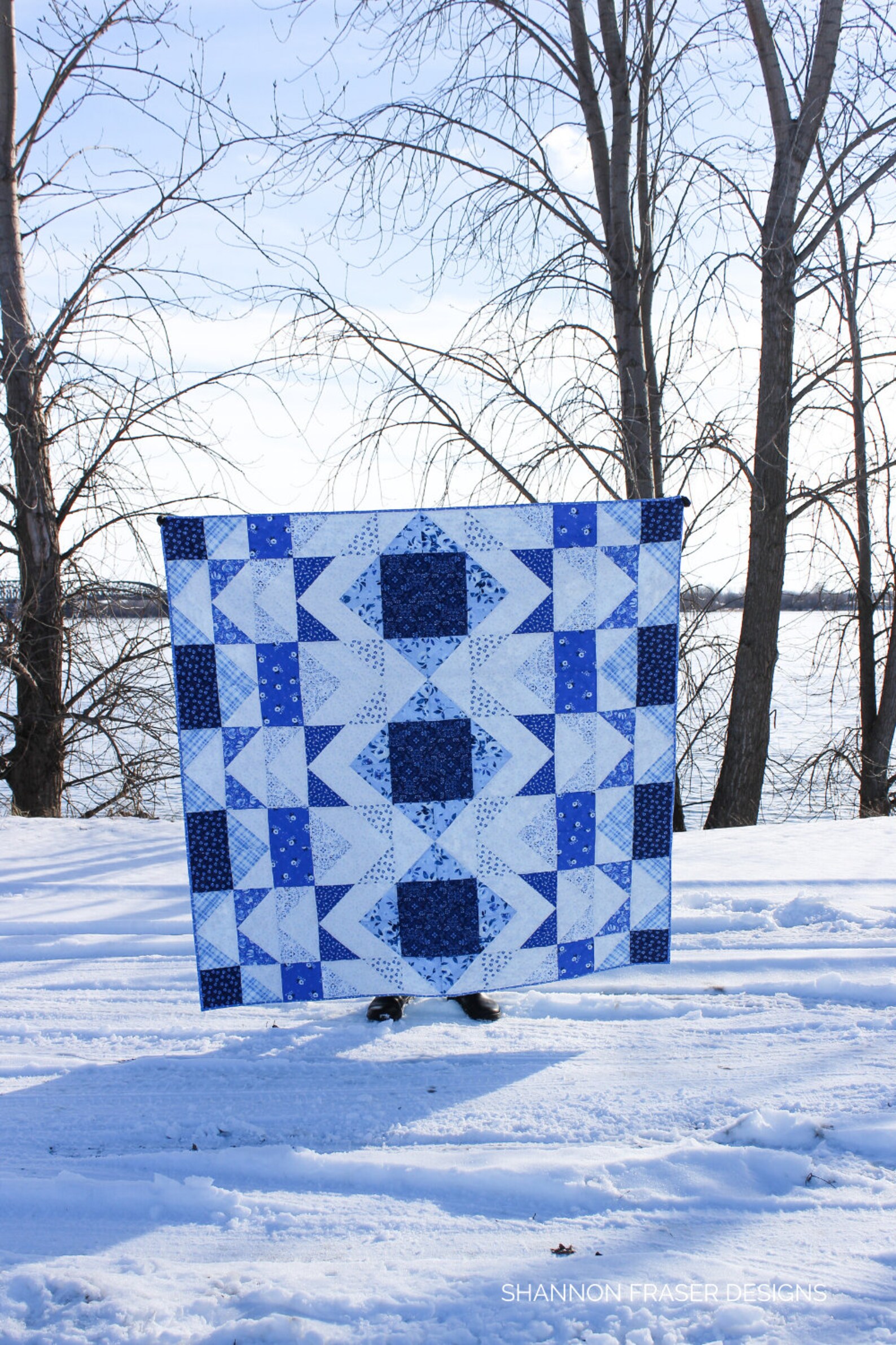 Modern Aztec Quilt Pattern Beginners Quilt Pattern Modern | Etsy