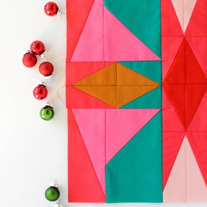 Refracted Star Quilt Block Pattern: Modern HRT Design (PDF) - Etsy