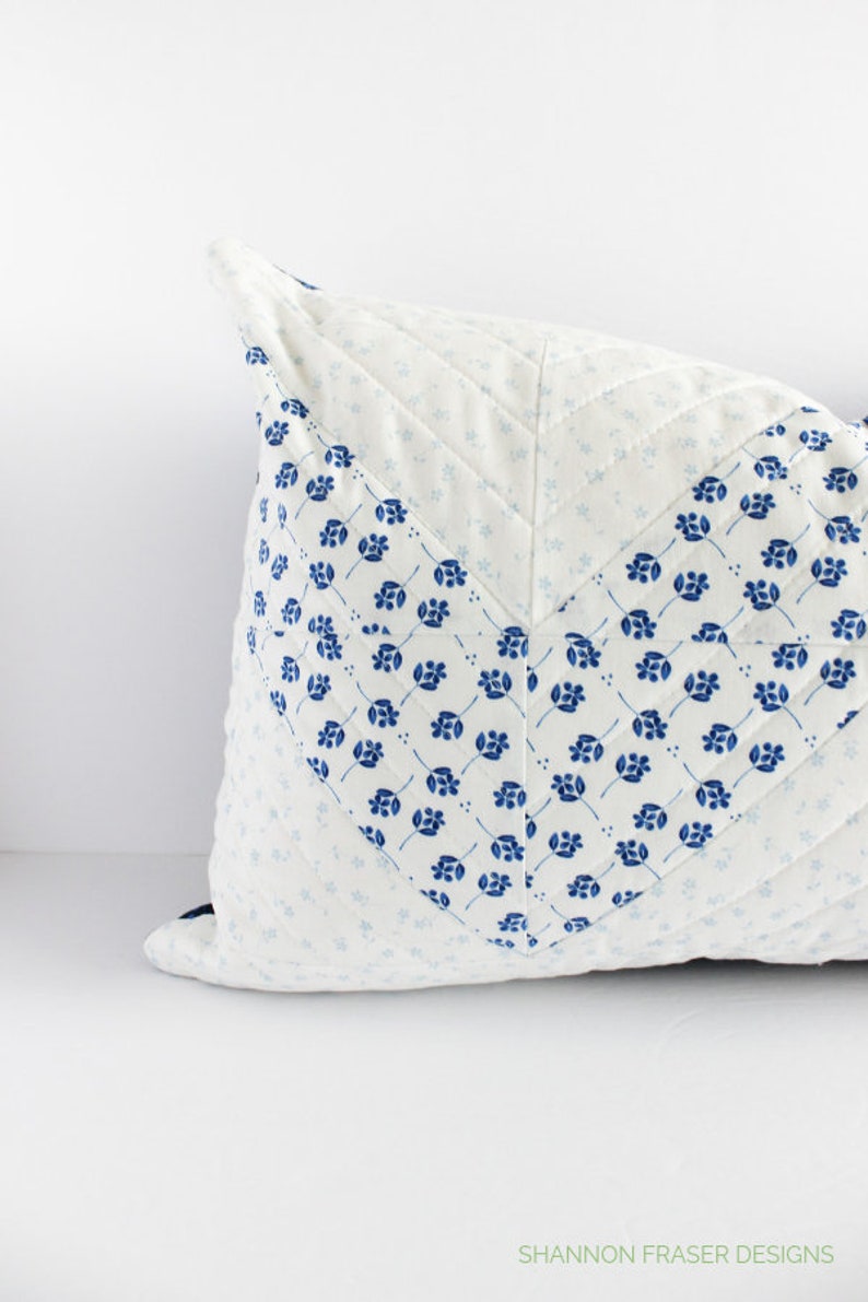 Double Chevron Pillow Pattern | DIY Home Décor | Modern Quilt Pattern ...
