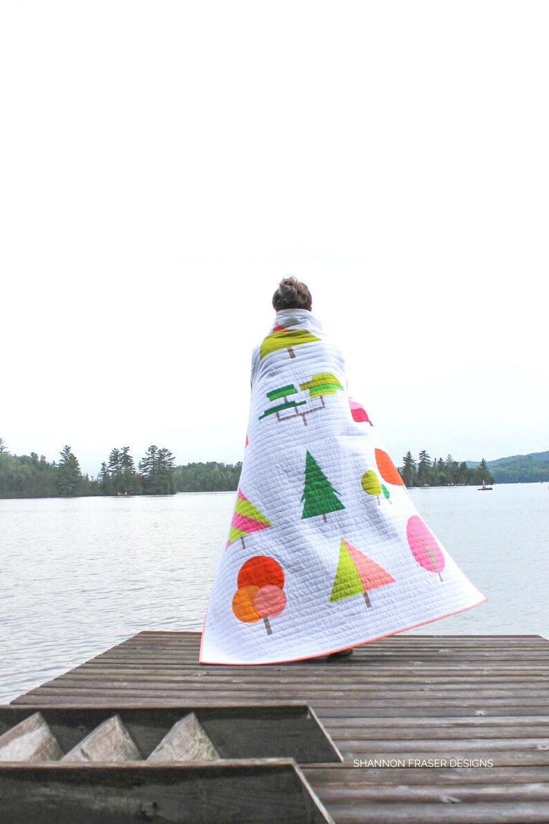 Little Forest Quilt Pattern: Modern Skill Builder (PDF Download) - Etsy