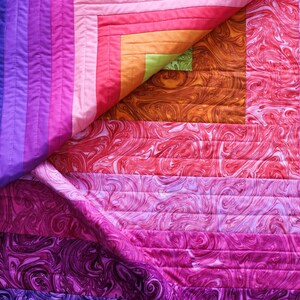 Reverberance Quilt Pattern | Beginners Quilt Pattern | Modern Log Cabin ...