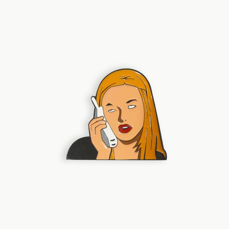 Karen From Mean Girls Eyeroll Enamel Pin By Badge Etsy