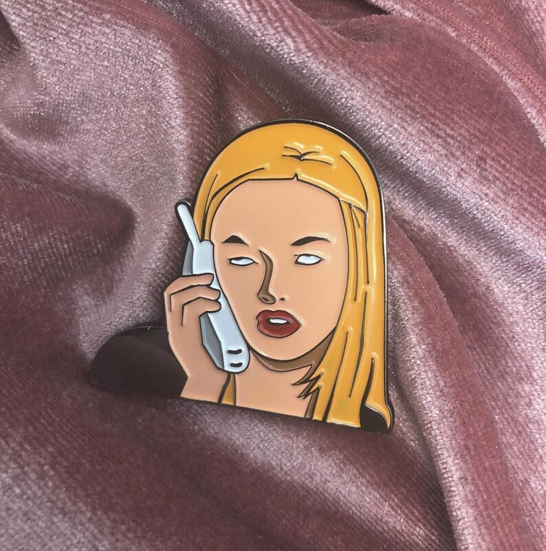 Karen From Mean Girls Eyeroll Enamel Pin By Badge Etsy