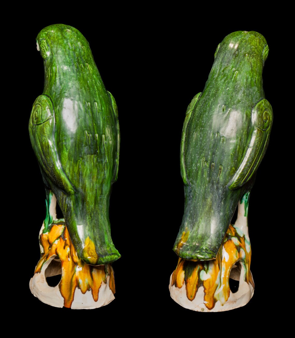 Rare pair of Tang parrots. AD 618690 & 705907 | Etsy