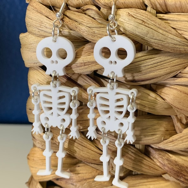 Skeleton Earrings - Etsy