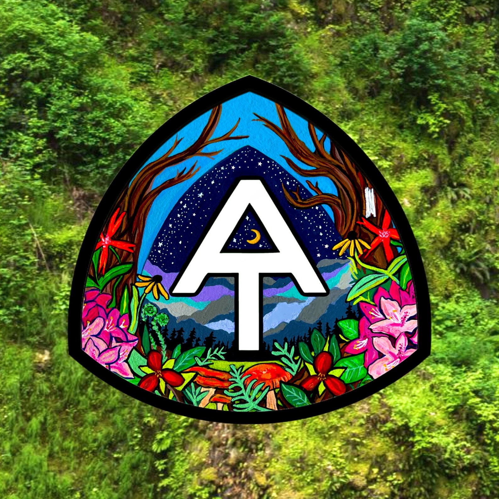 Hiking Sticker: Appalachian Trail Logo Reimagined - Etsy