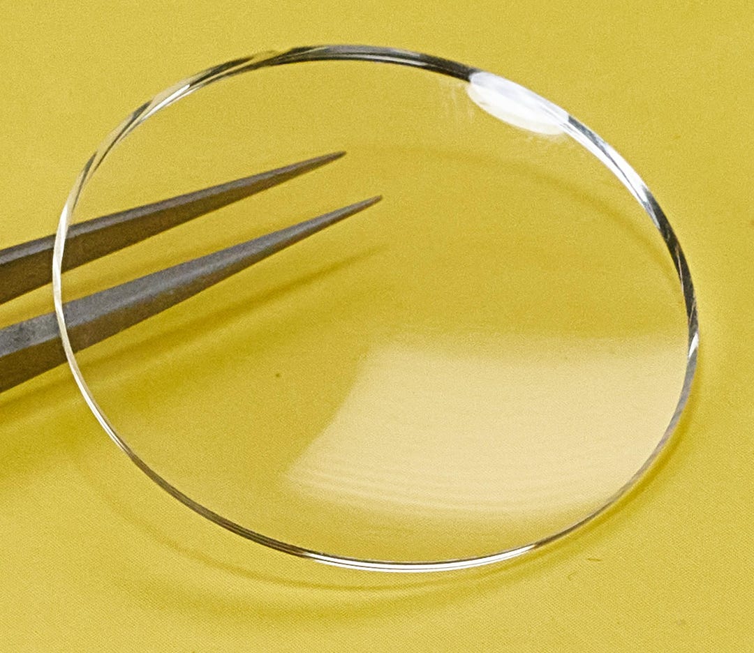 STERNKREUZ Snap in Slight Domed Acrylic Watch Crystals Glass ...