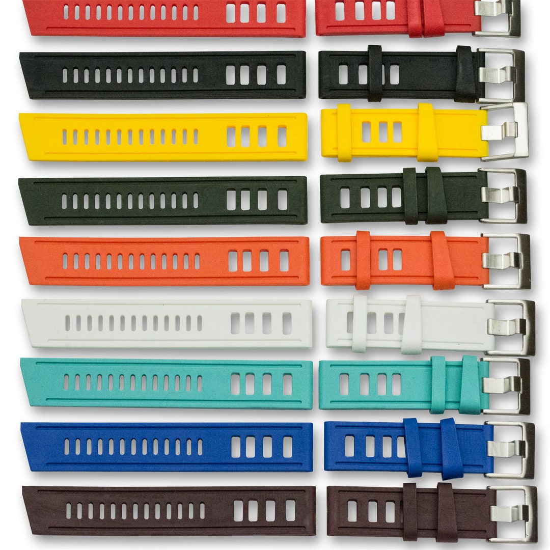 Silicone Rubber Watch ISO Divers Strap Watersports Divers Dive Band - Etsy