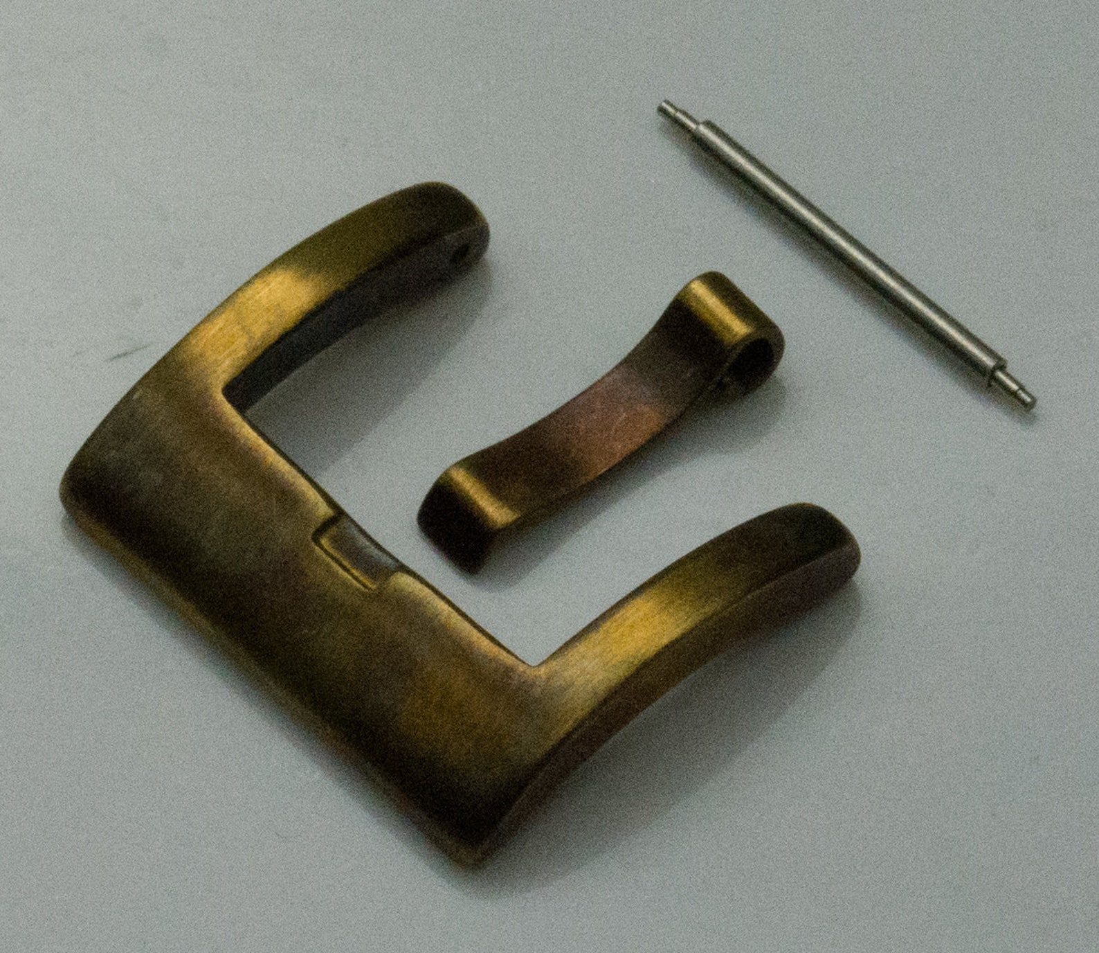 Watch Strap Buckle AGED SOLID BRONZE Curved 18mm 26mm Spring - Etsy