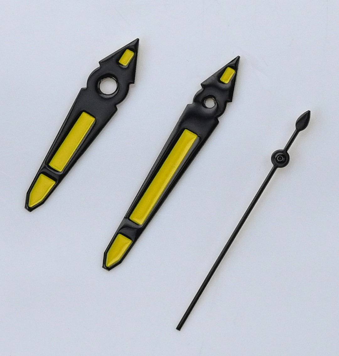Yellow Black Quartz Watch Hands Set 120/70/17 ETA 2035 Miyota Sports ...