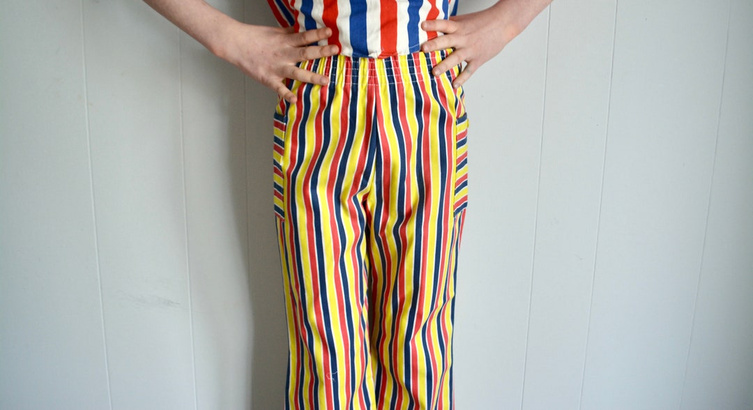 Vintage Mid Century 60s 70s NOS Kids Clothing. Children Wide Leg Capri ...