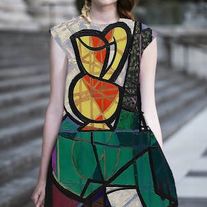 Picasso Art Print Dress: Modern Cubism Fashion Clothing - Etsy