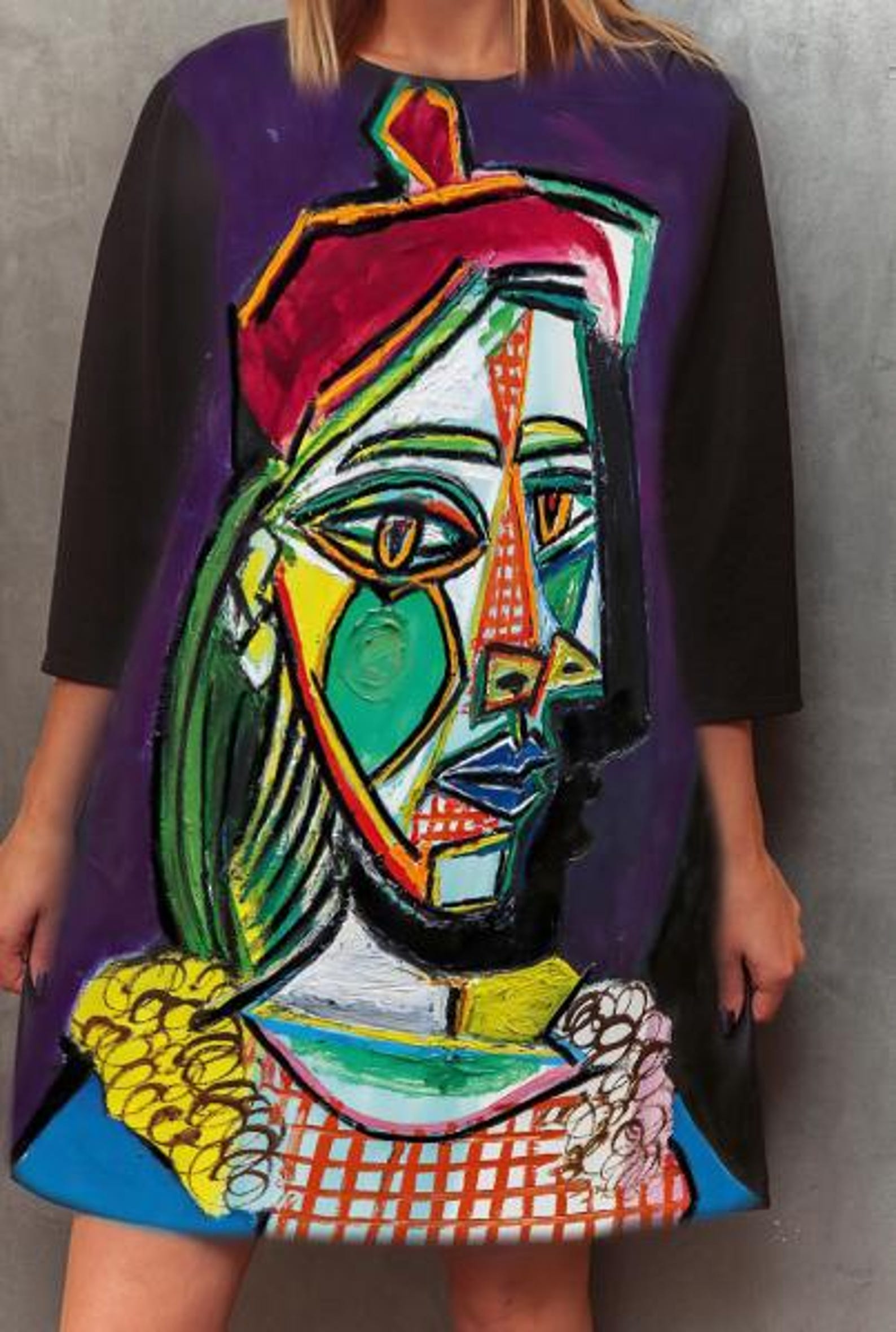 Picasso Art Print Dress: Cubism Modern Art, Marie-thérèse Walter - Etsy