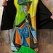 Picasso Dress: Cubism Art Print, Modern Gothic Clothing - Etsy