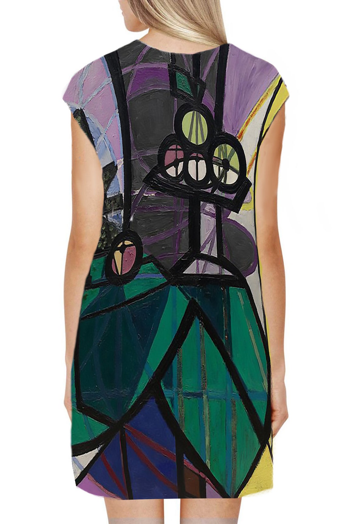Picasso Art Print Dress: Modern Cubism Fashion Clothing - Etsy