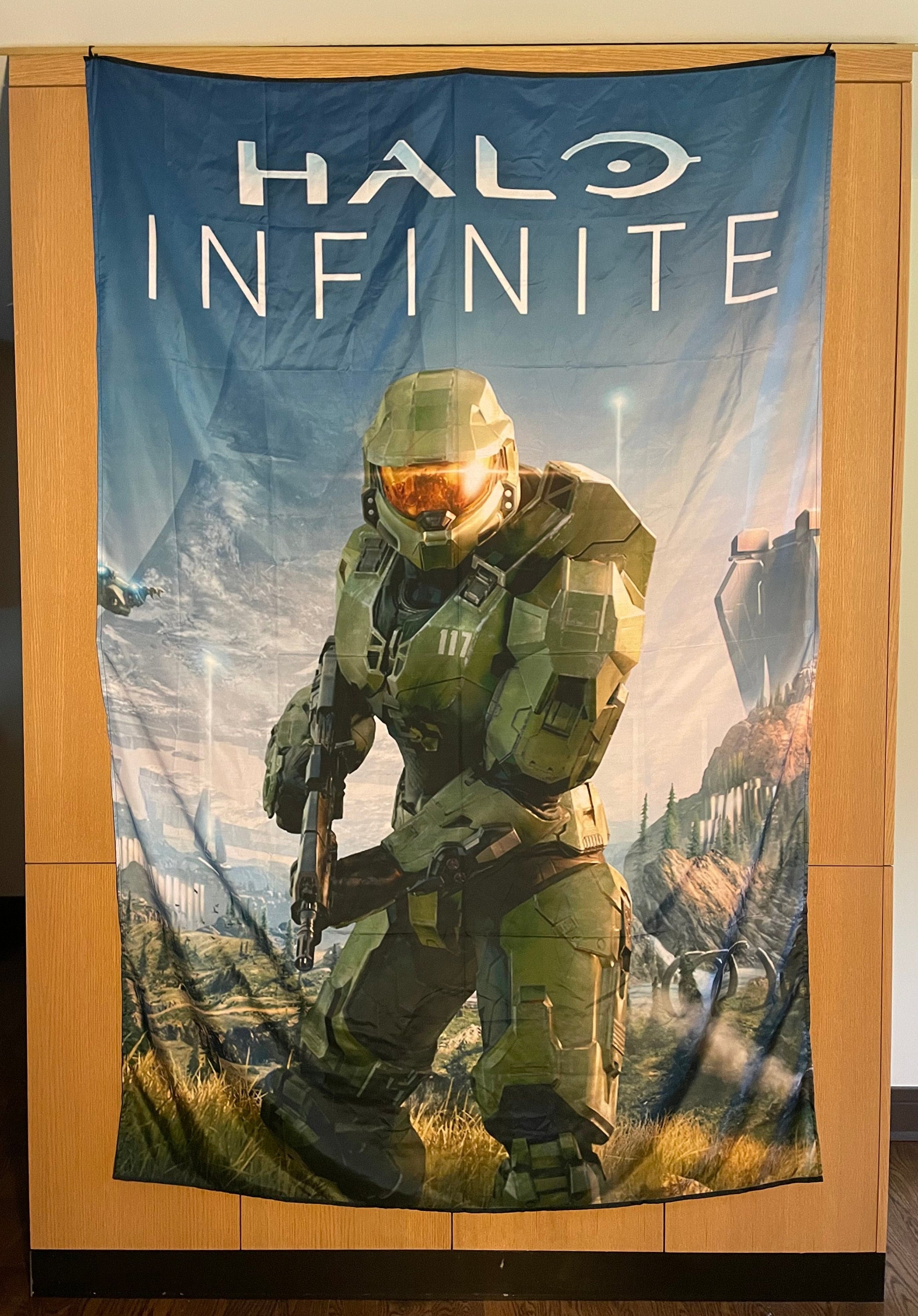 HALO: Halo Infinite 7-Foot Gaming Room Flag Banner Halo 1 - Etsy México