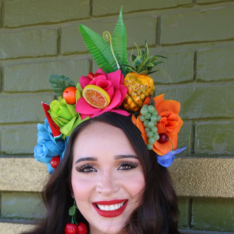 Red Fruit Flower Crown - Etsy