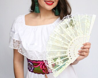 Mexican Theme Hand Held Fan - Etsy