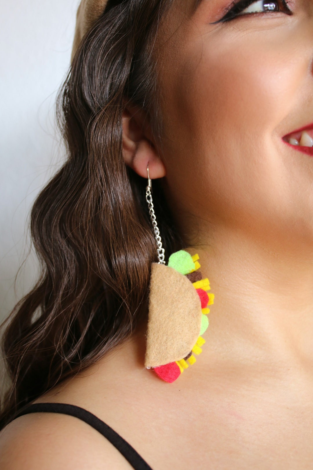 Taco Earrings Taco Headband Sombrero Cinco De Mayo Costume Mexican ...