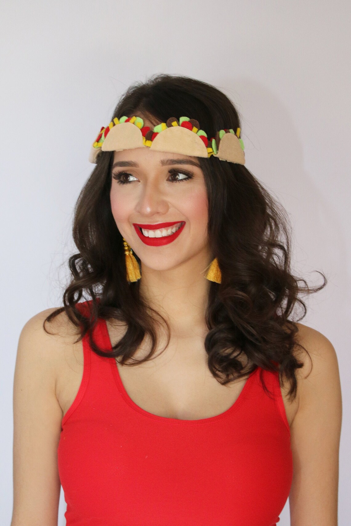 Taco Crown Taco Headband Sombrero Cinco De Mayo Costume - Etsy