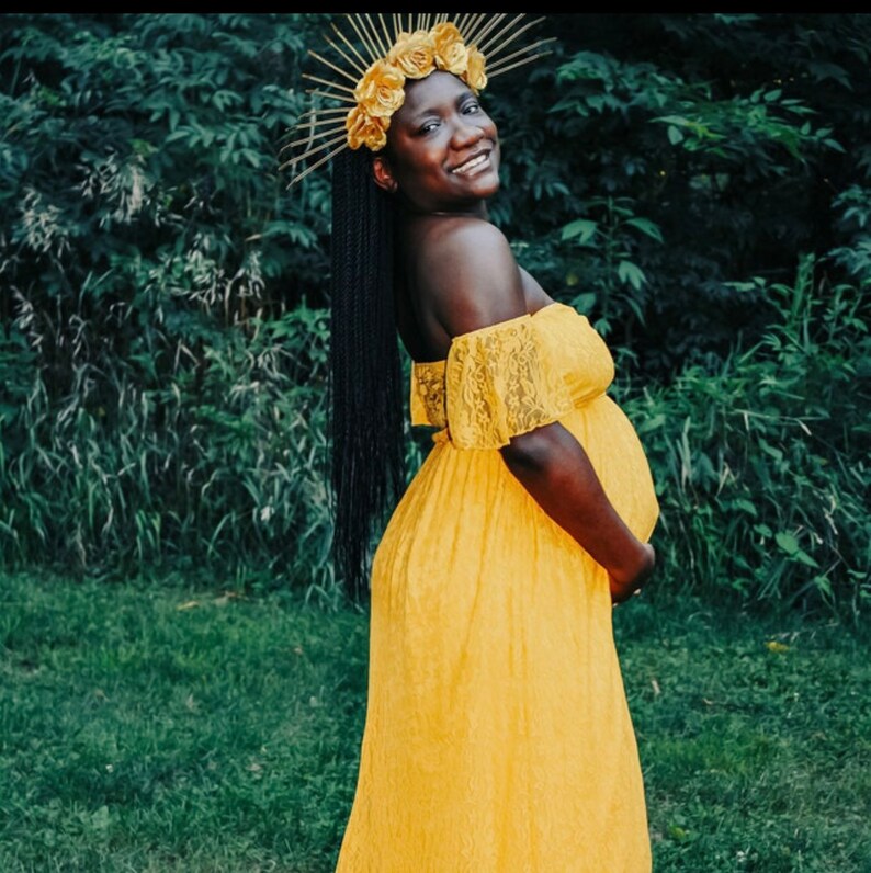 Spike Heavenly Sunburst Crown Goddess Gold Star Crown Bridal Headdress ...