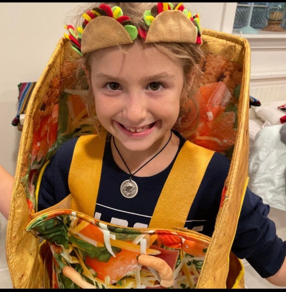 YonderWindow Taco Crown Taco Headband Sombrero Cinco de Mayo Costume Mexican Headpiece Birthday Party Fiesta Hat Bachelor Party Taco Party Taco Tuesday