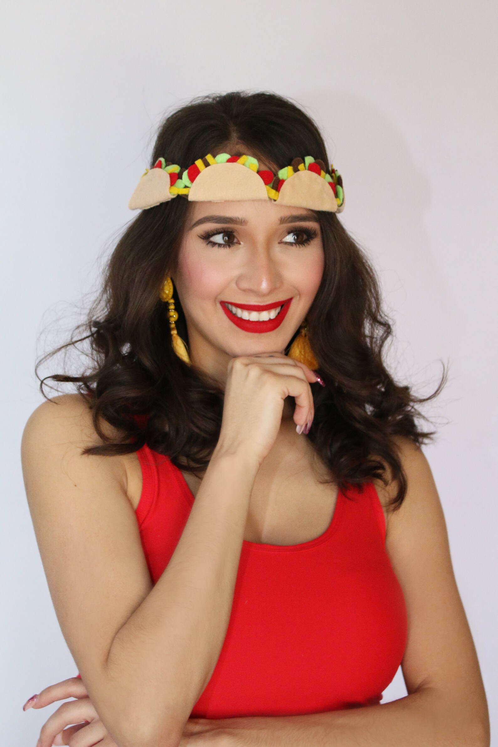 Taco Crown Taco Headband Sombrero Cinco De Mayo Costume - Etsy