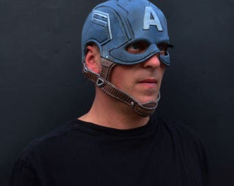 Captain america mask | Etsy