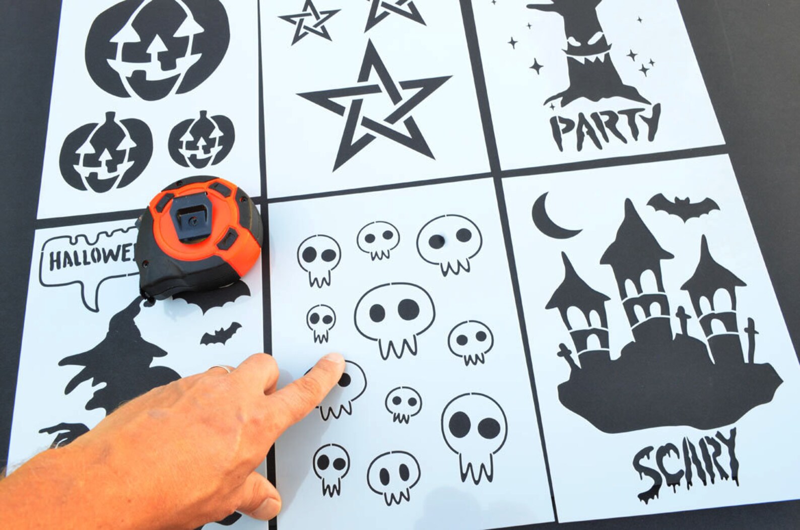 Large Halloween Craft Painting Stencils Airbrush Spray Paint - Etsy