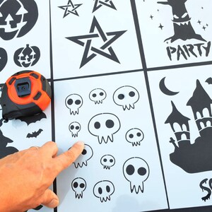 Large Halloween Craft Painting Stencils Airbrush Spray Paint - Etsy
