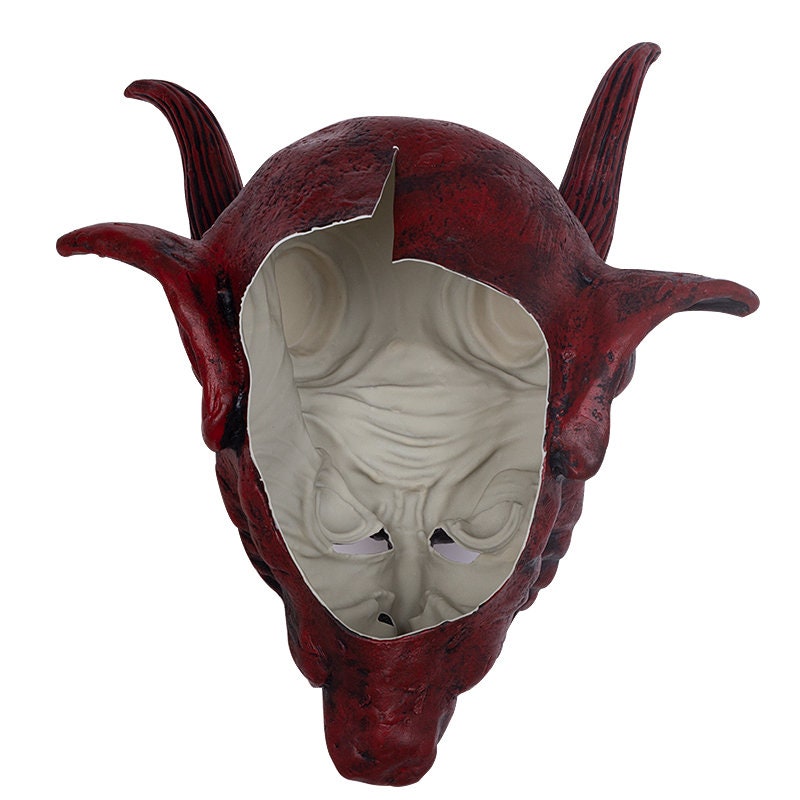 Devil Latex Mask Demon Prop Satan Scary Halloween Diablo | Etsy