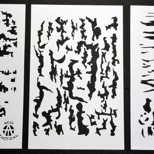 Acid Tactical® 3 Pack 9x14 Camouflage Airbrush Spray Paint Wall Vinyl ...