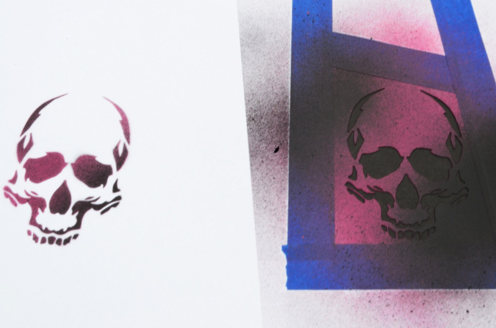 Mylar Skull Spray Painting Stencils Airbrush Skulls Mask 5 - Etsy Canada